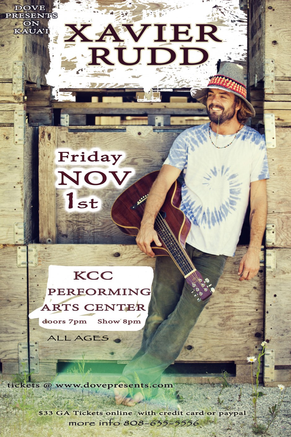 Xavier Rudd - Friday November 1, 2013 - 7:00pm to 10:00pm at KCC ...